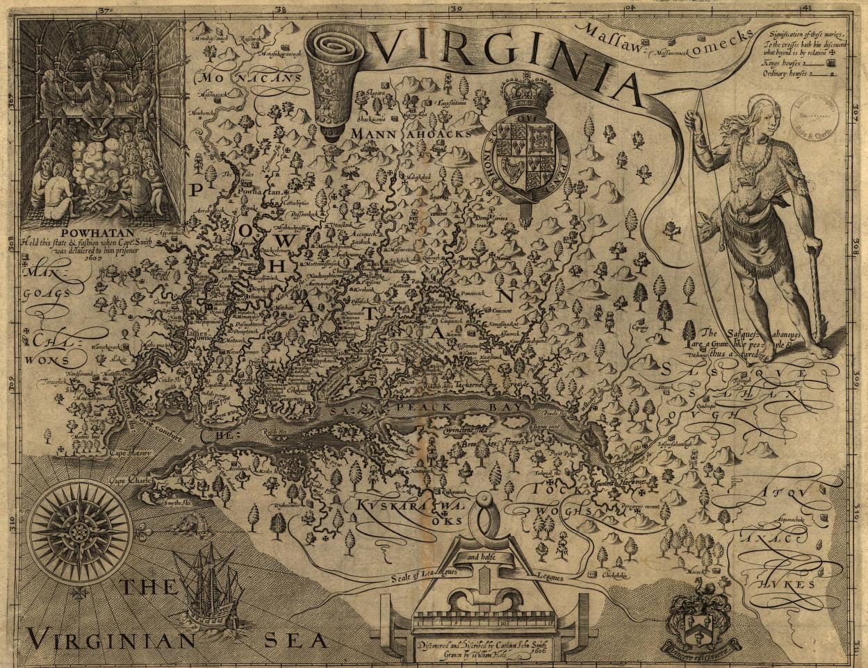 Virginia Map-1606 - Arlington Historical Society
