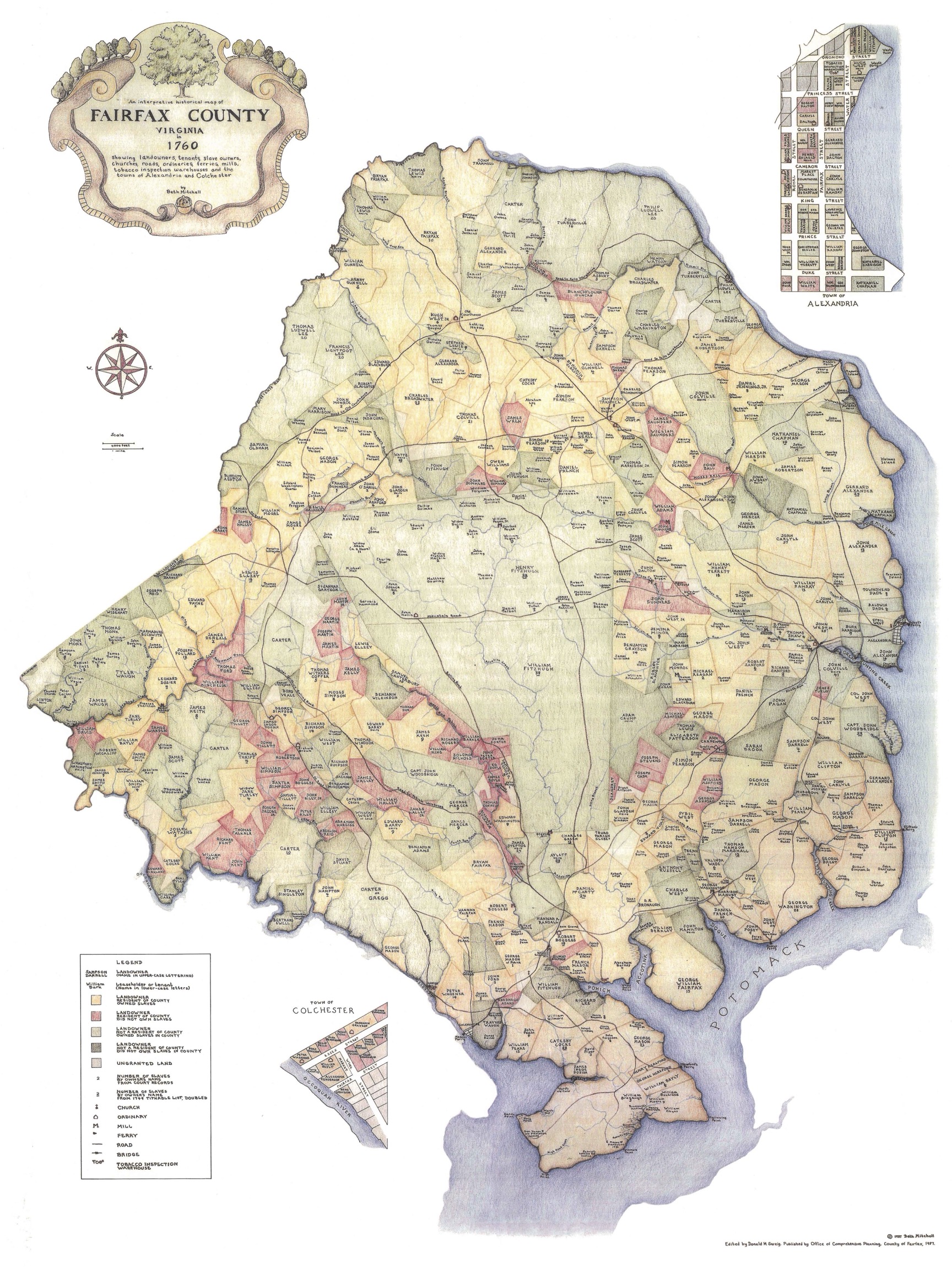 1760 Map - Arlington Historical Society